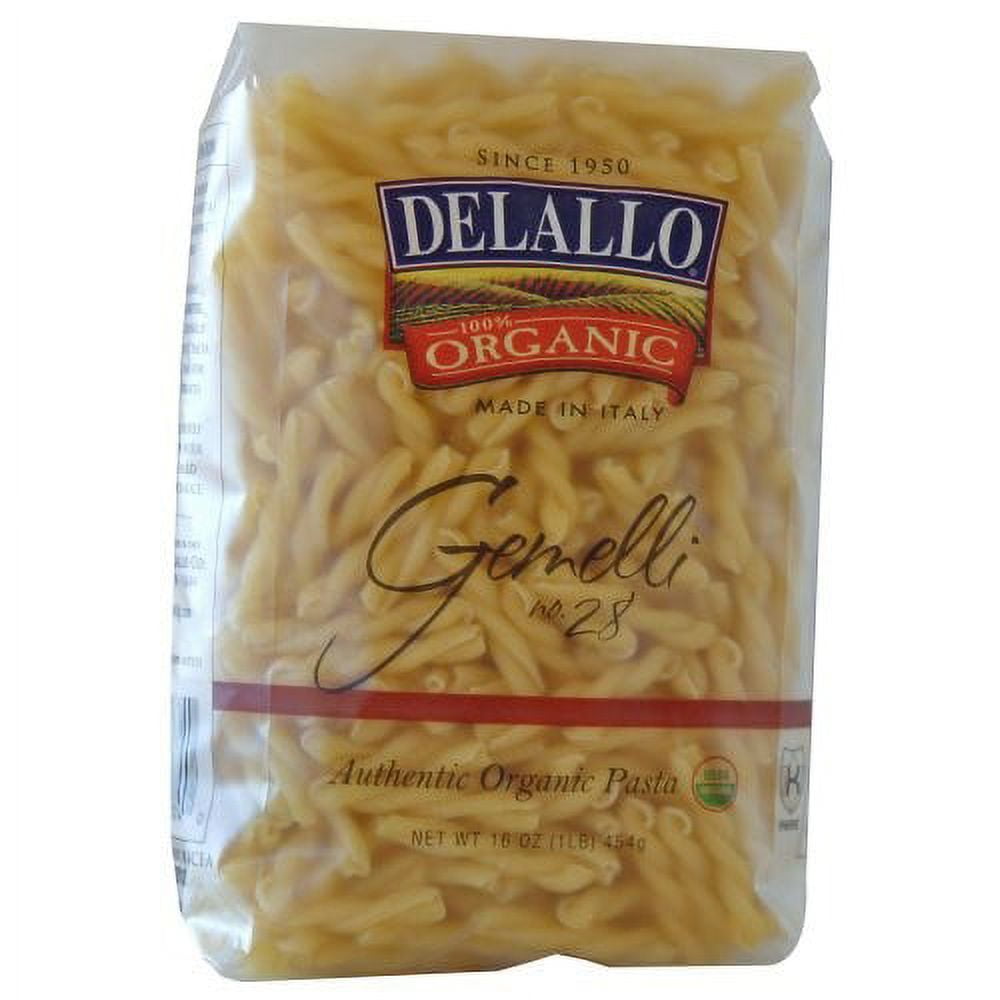 Delallo Organic Gemelli Pasta, 16 oz - Walmart.com
