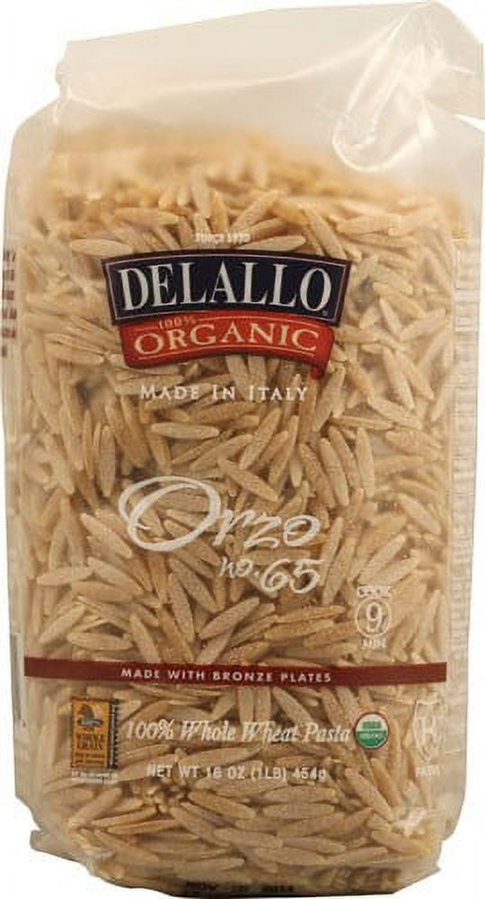 Delallo Organic Orzo, 16 Oz - Walmart.com