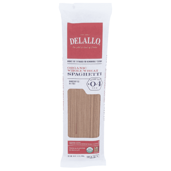 Delallo Organic Whole Wheat Spaghetti Pasta - Walmart.com