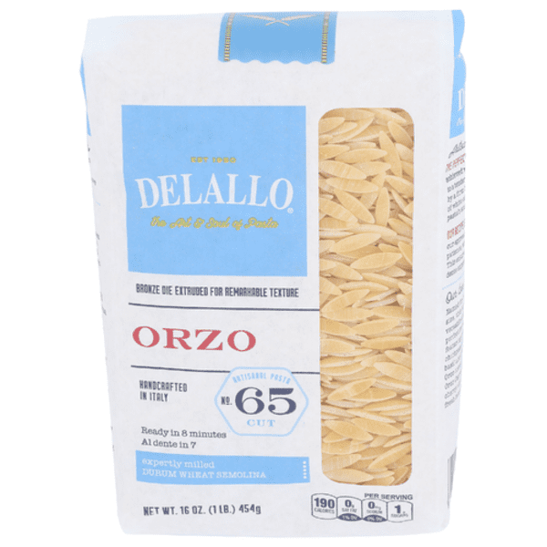 Delallo Orzo Pasta 16 oz - Pack of 3 - Walmart.com
