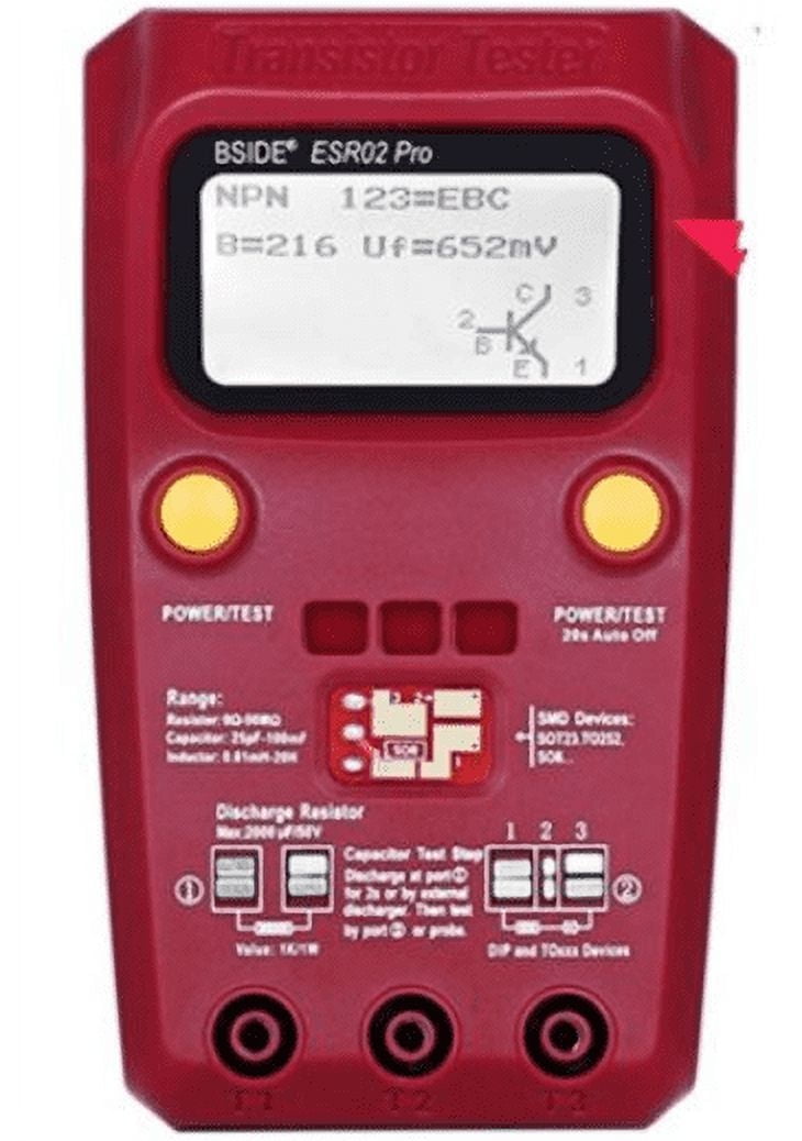 Delaman Multimeter Pro Digital Transistor Tester SMD Chip Component ...