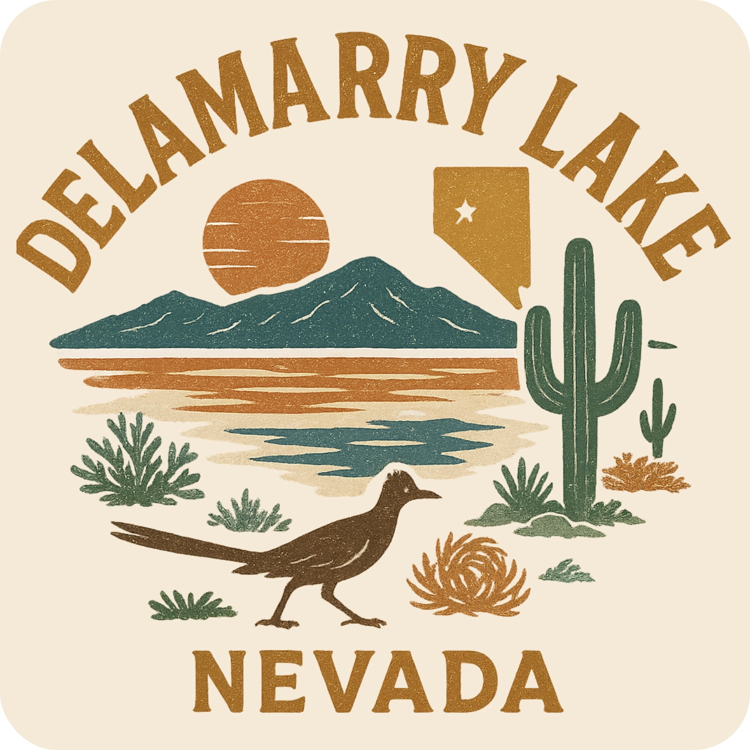 Delamar Dry Lake Nevada Keepsakes Souvenir Vinyl Sticker – Destination ...