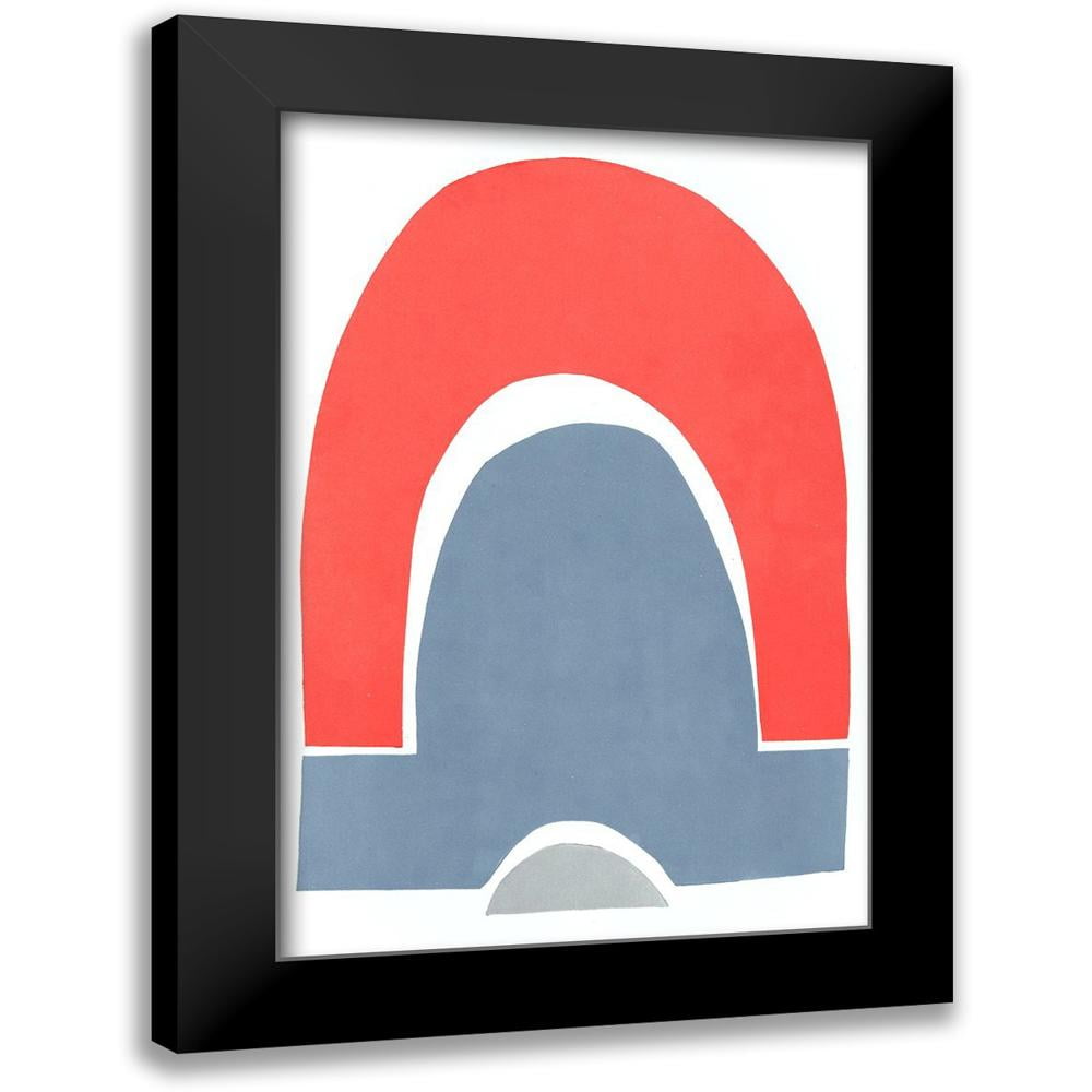 Delamater, Rob 11x14 Black Modern Framed Museum Art Print Titled - Primary Arches III - Walmart.com