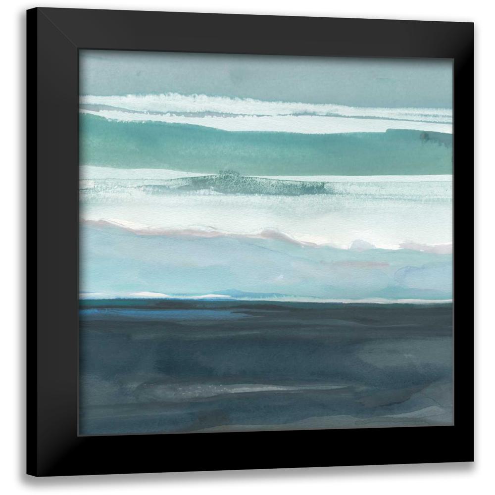 Delamater, Rob 20x20 Black Modern Framed Museum Art Print Titled - Teal ...
