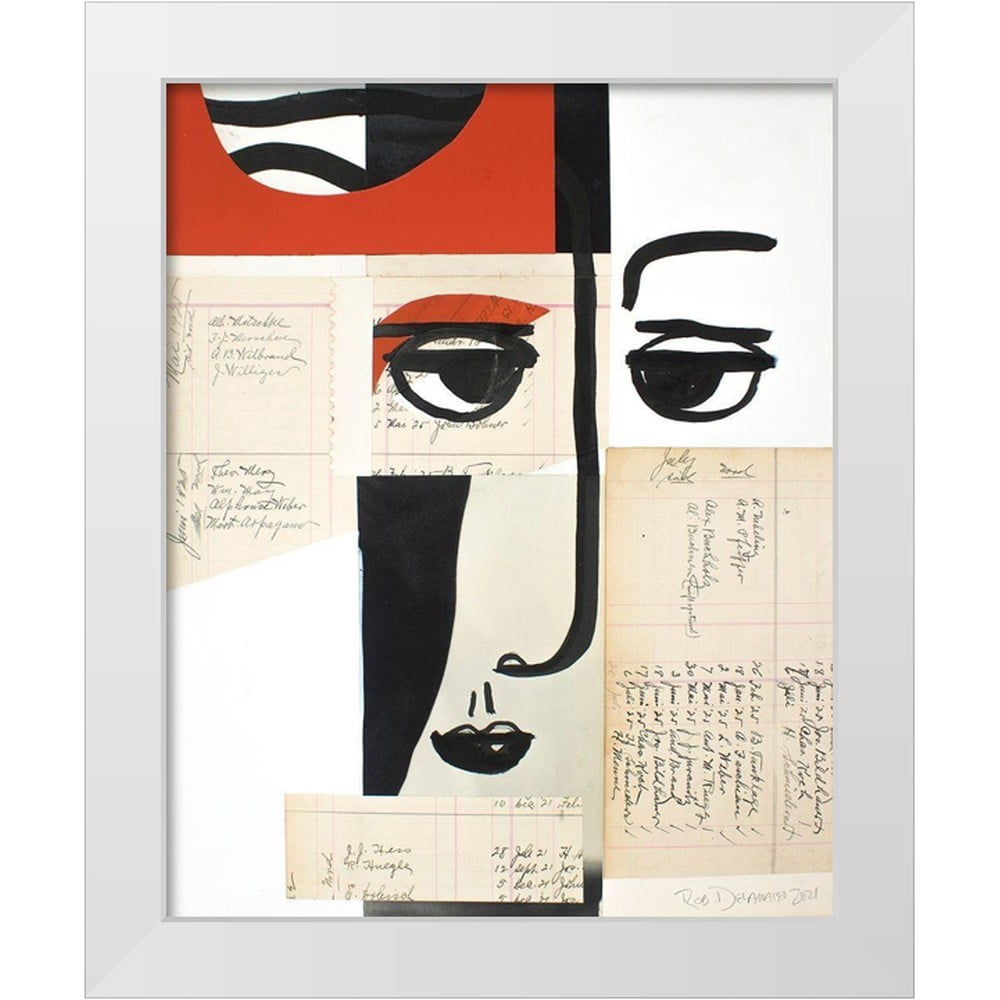 Delamater, Rob 20x24 White Modern Wood Framed Museum Art Print Titled ...