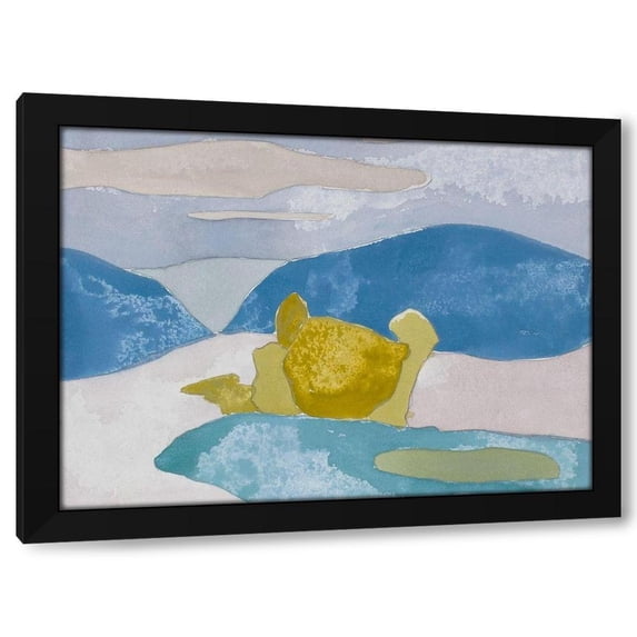 Rob Delamater 24x19 Black Modern Wood Framed Wall Art Titled - French ...