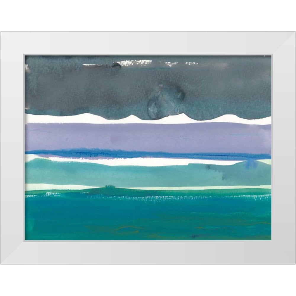 Delamater, Rob 32x25 White Modern Wood Framed Museum Art Print Titled ...