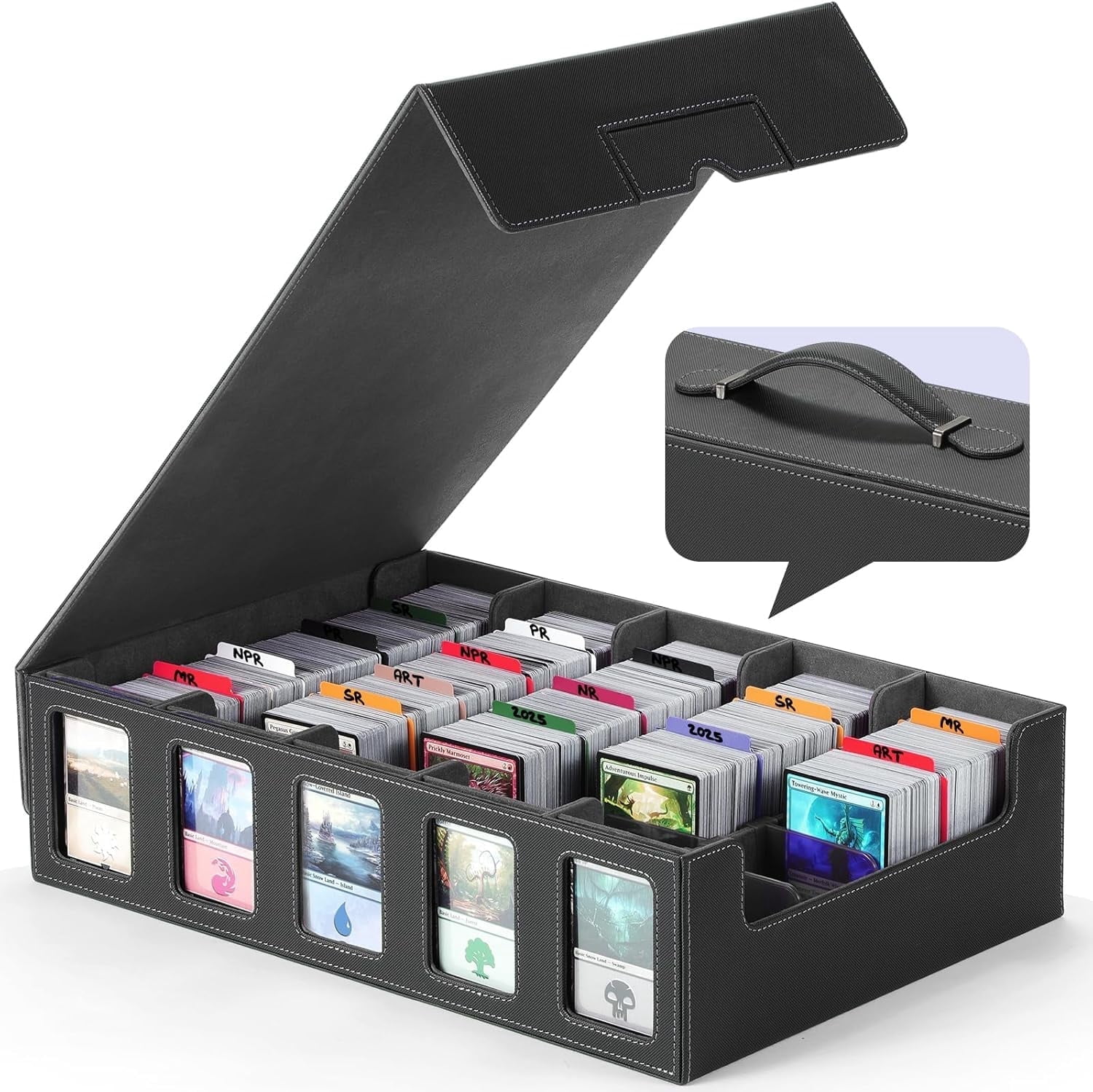 LAMU Trading Card Storage Box with Commander Display, 17.1