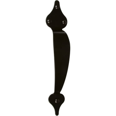 ATT Hardware 10'' Matte Black Iron Barn Door Handle Gate Pull - Walmart.com