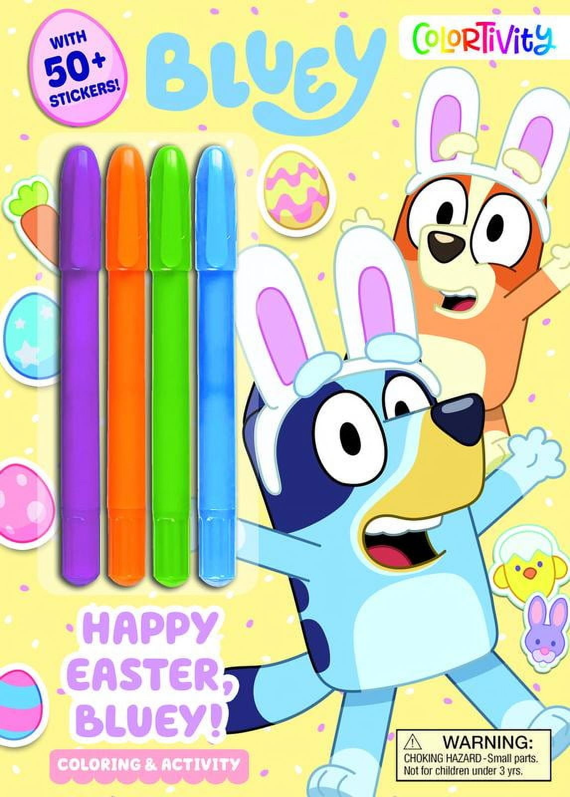 Delaney Foerster: Bluey Colortivity: Happy Easter, Bluey!, 48 pages ...