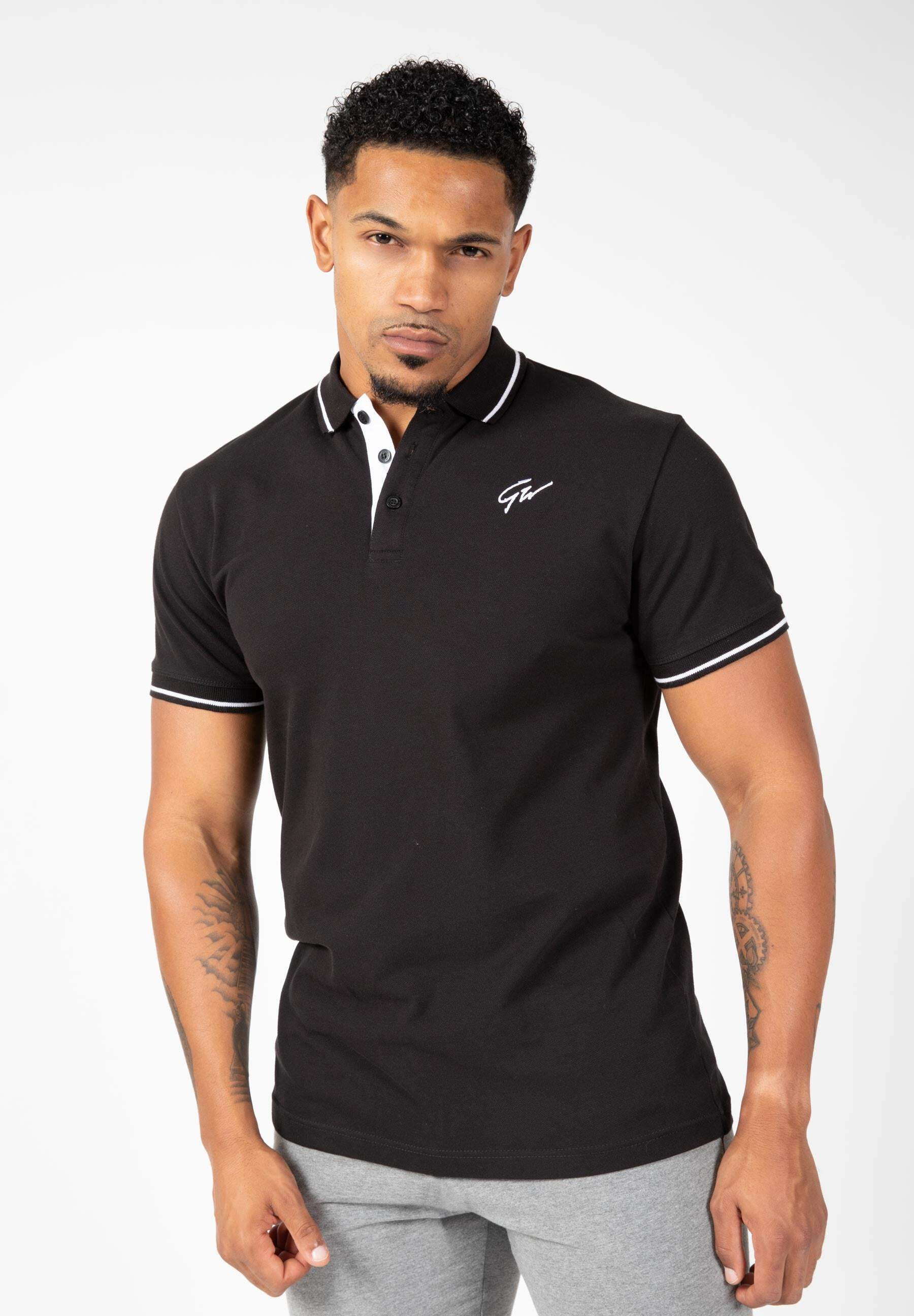 Delano Polo - Black/White - Walmart.com