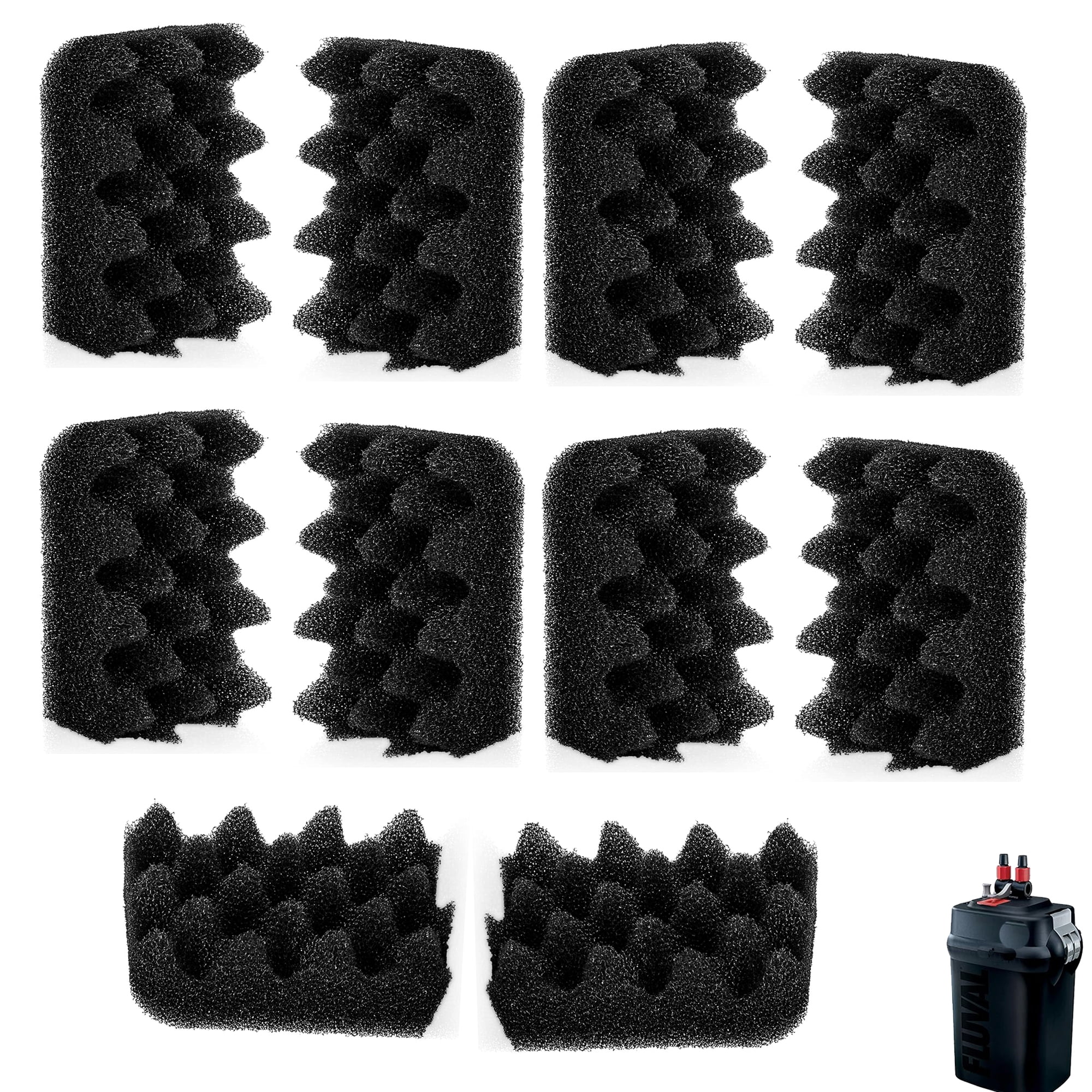 Delapan 306 Bio-Foam Pad Replacement for Fluval 304/305/404/405/406 A ...