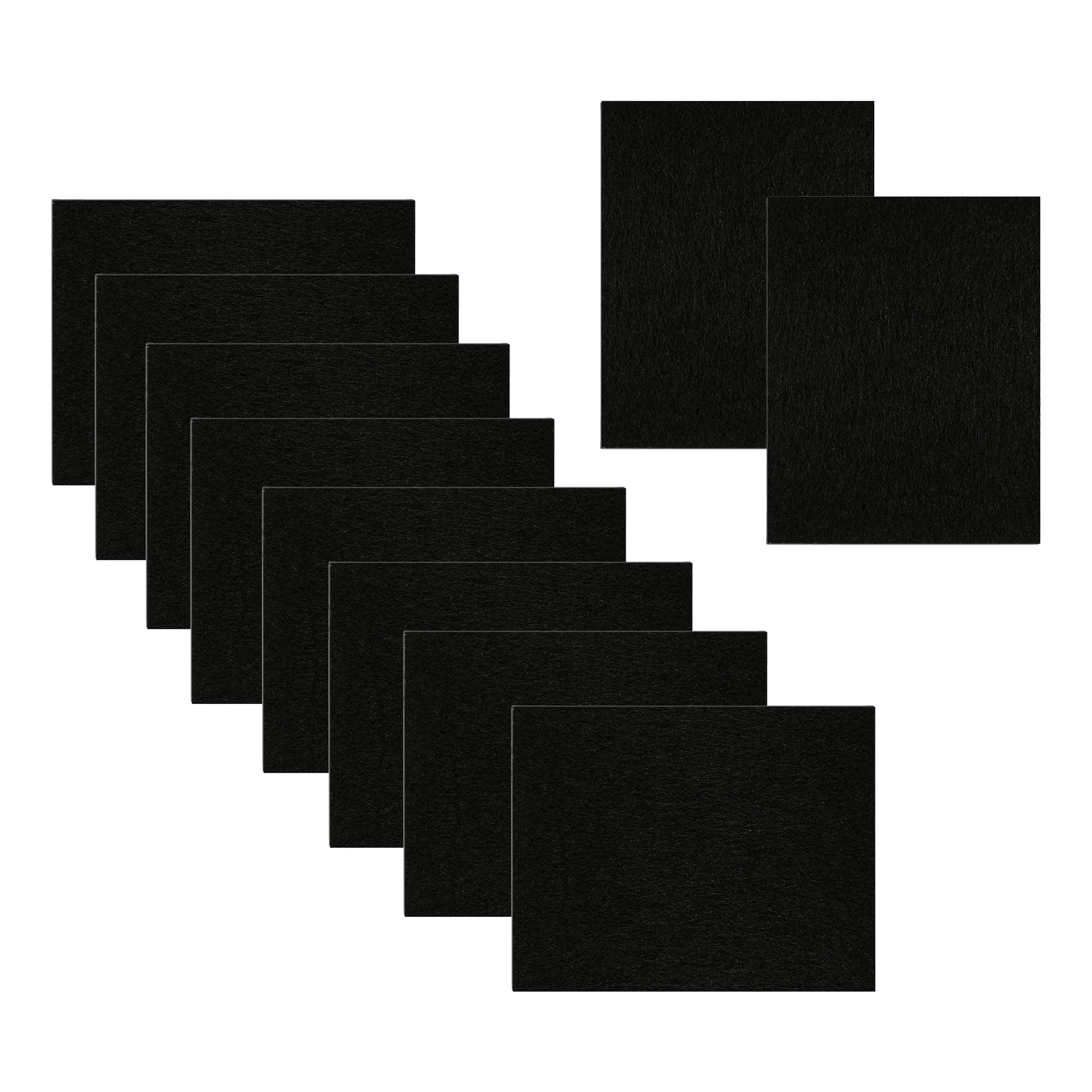 Delapan Cat Litter Box Charcoal Filters fits 6.5Inch x 4.4Inch Pureness ...