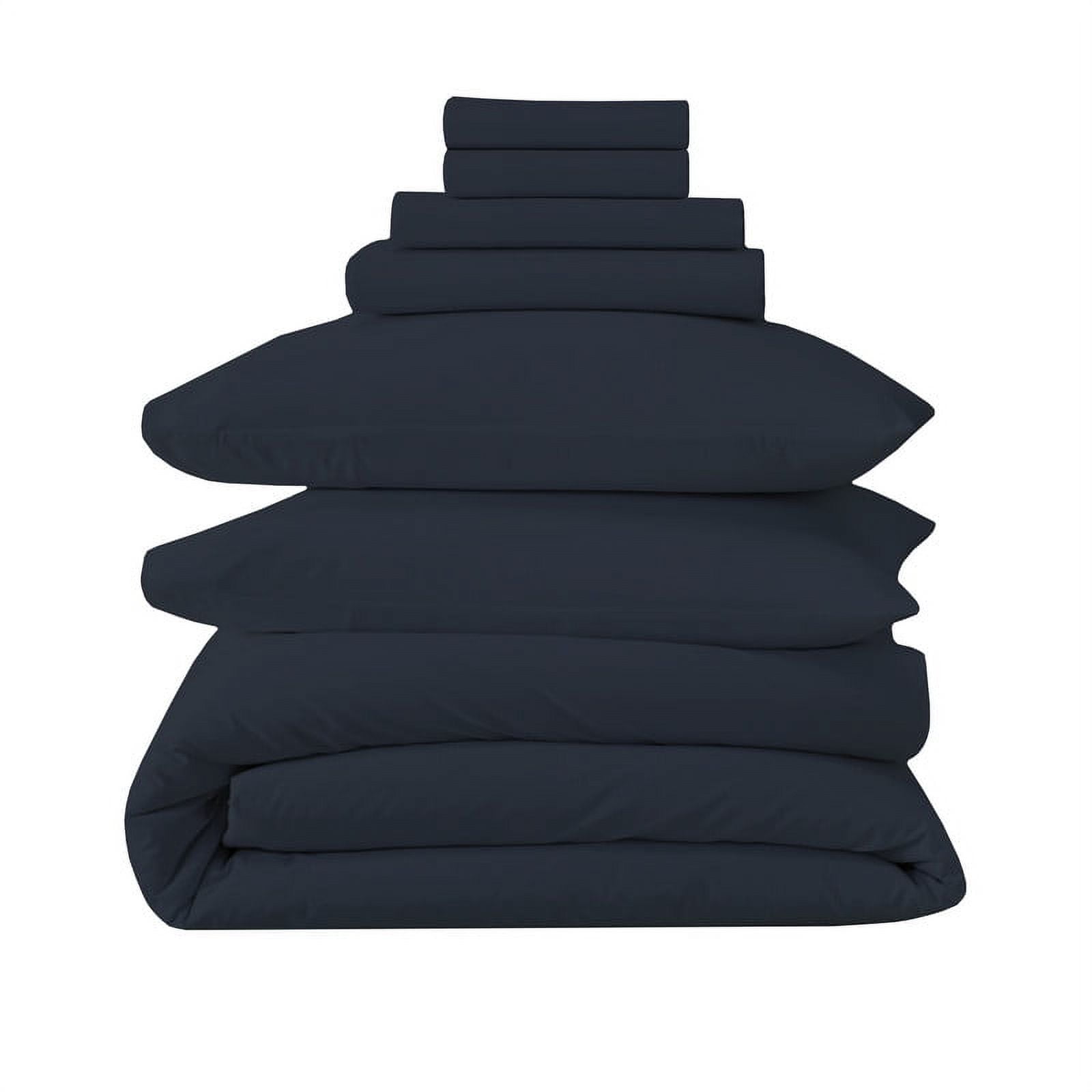 Delara 100% Eucalyptus Lyocell Tencel Bedding Sheet Bundle, Full Size 7 ...