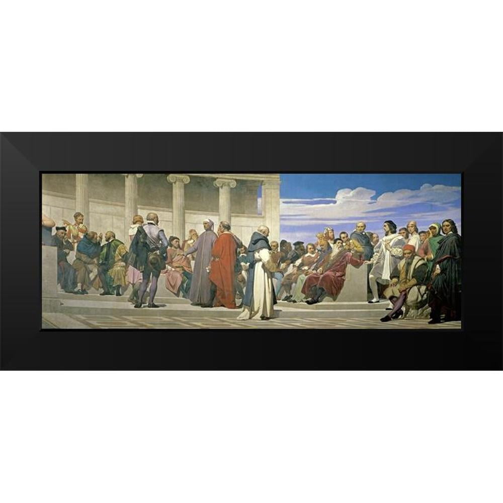 Delaroche, Paul 24x11 Black Modern Framed Museum Art Print Titled ...