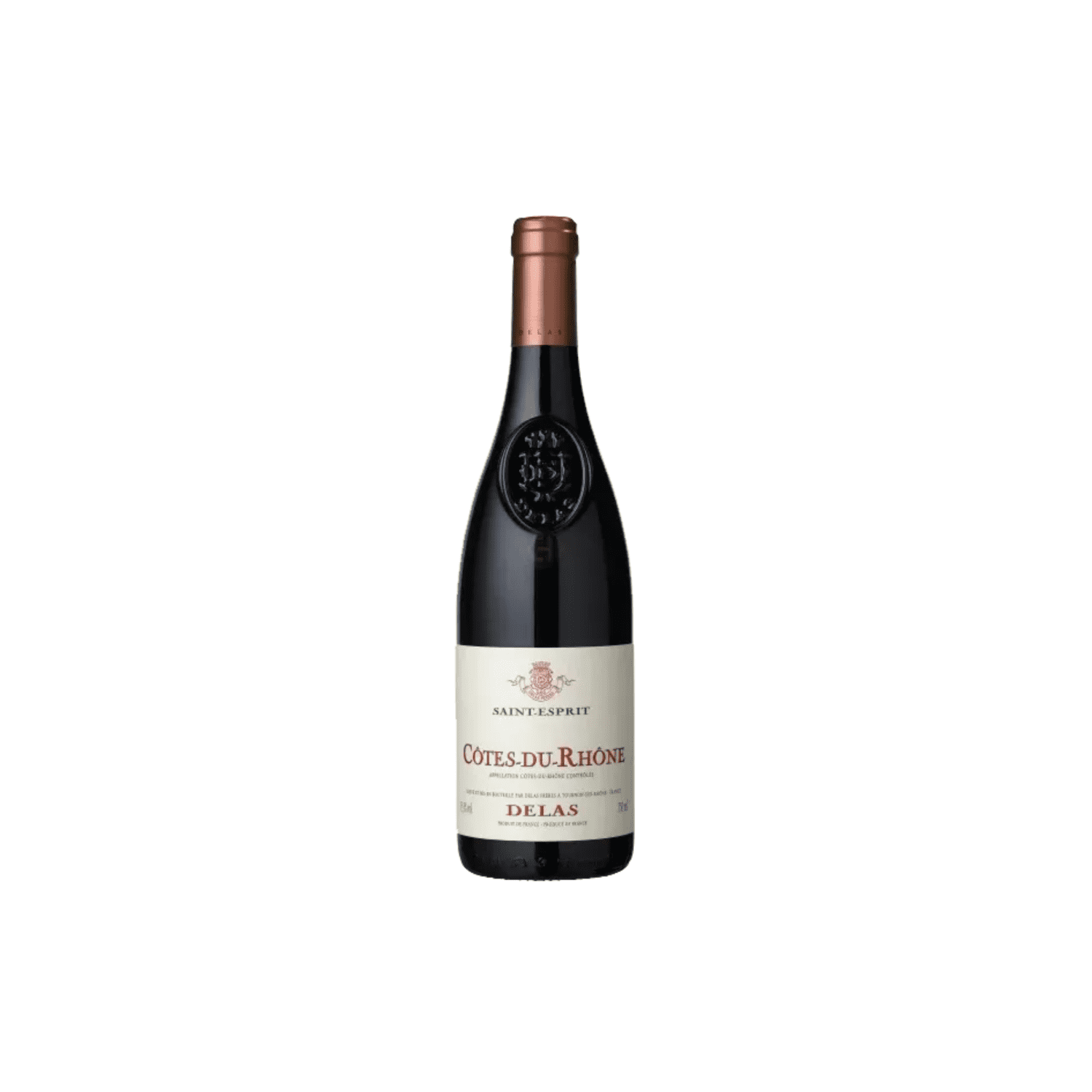 Delas Frères Saint Esprit Dry Red Blend Wines Grenache, 750 ml Glass ...