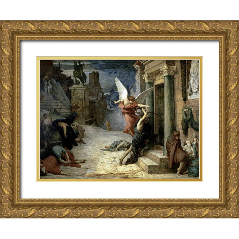 Delaunay, Jules-Elie 14x11 Gold Ornate Wood Framed with Double Matting ...