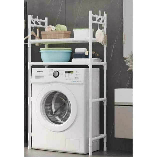 Delavala Washing Machine Storage Rack 2 Layer Bathroom Cabinets for ...