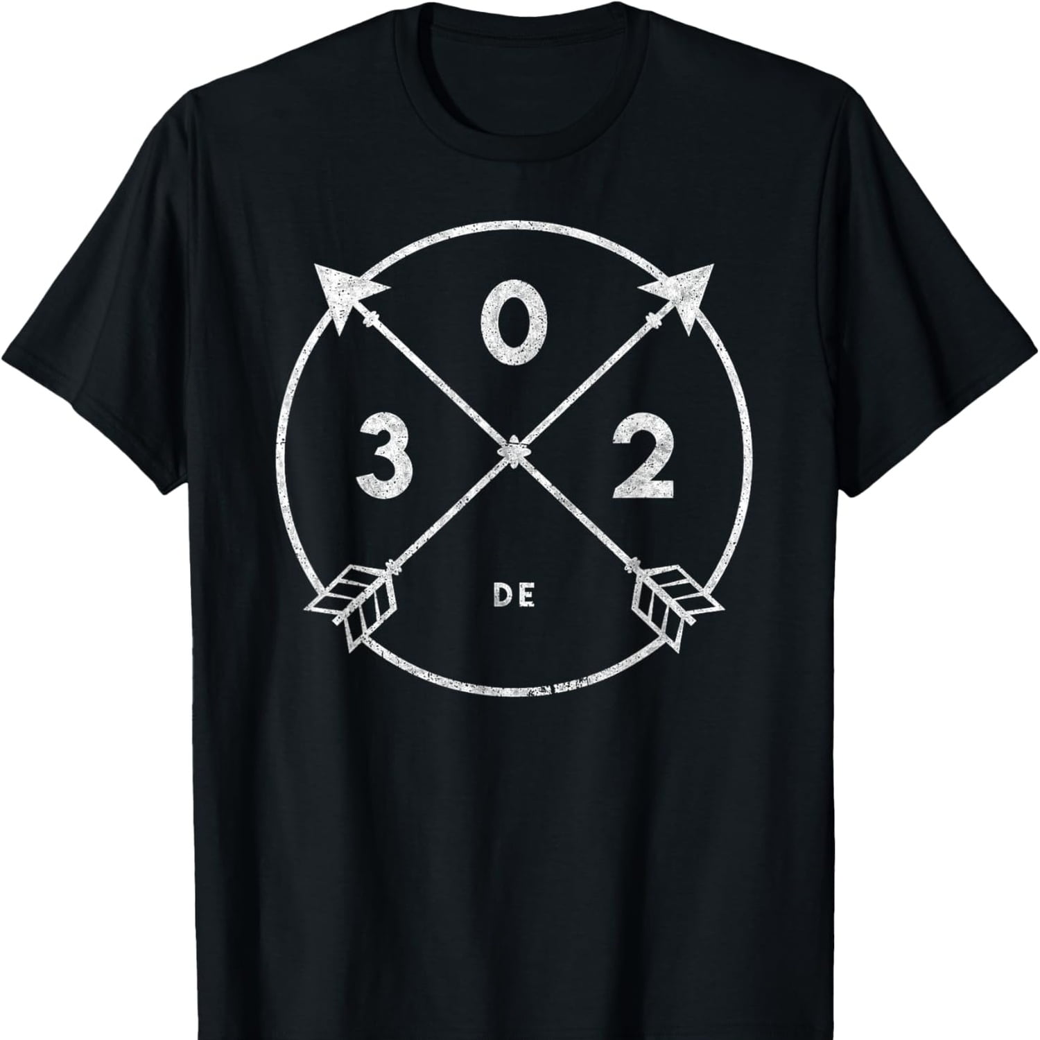 Delaware Area Code S1Hirt 302 State Pride S1ouvenir Gift Arrow T-S1Hirt ...