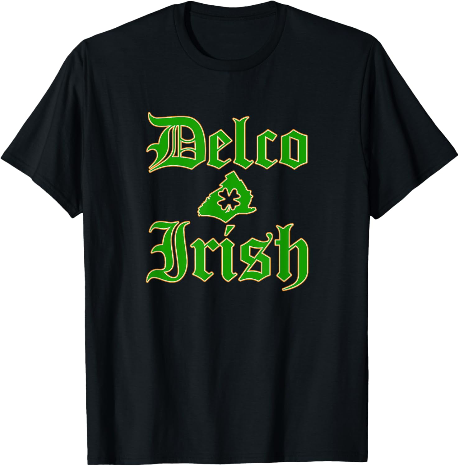 Delaware County Delco PA Irish St Patricks Shamrock T Shirt T-Shirt ...