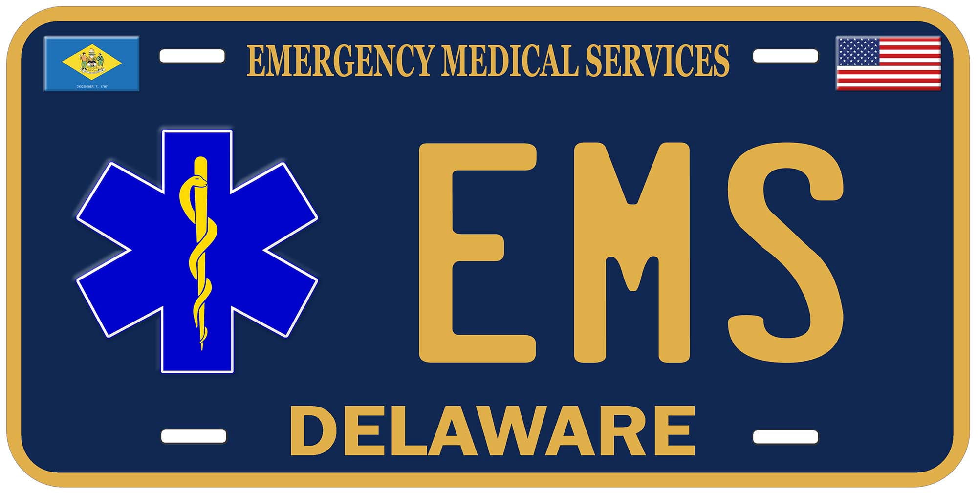 Delaware License Plates