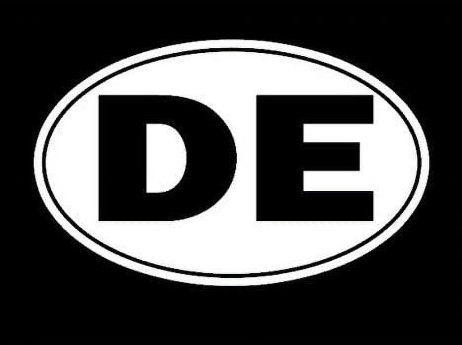 Delaware First State Tourism Logo Decal Sticker - White Vinyl Decal for ...