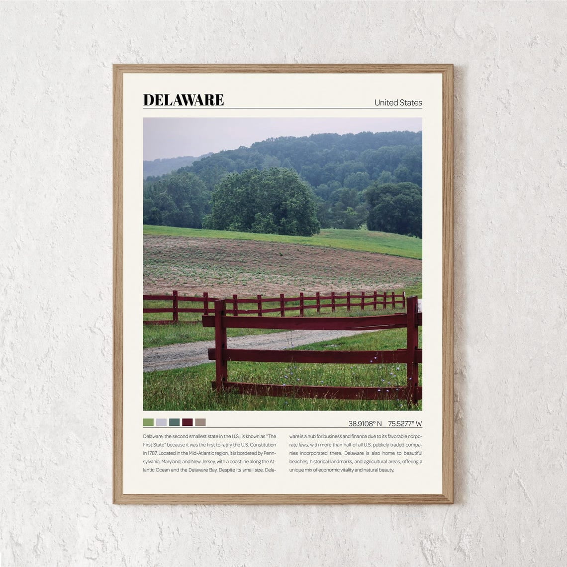 Delaware Print, Delaware Wall Art, Delaware Poster, Delaware Photo ...
