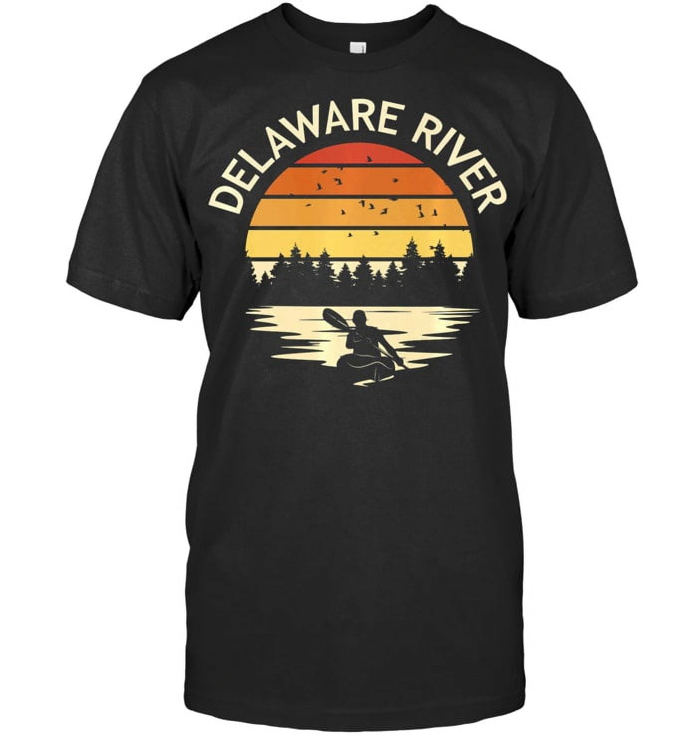 Delaware River Kayaking Kayaker Premium Kayak T Shirt - Walmart.com
