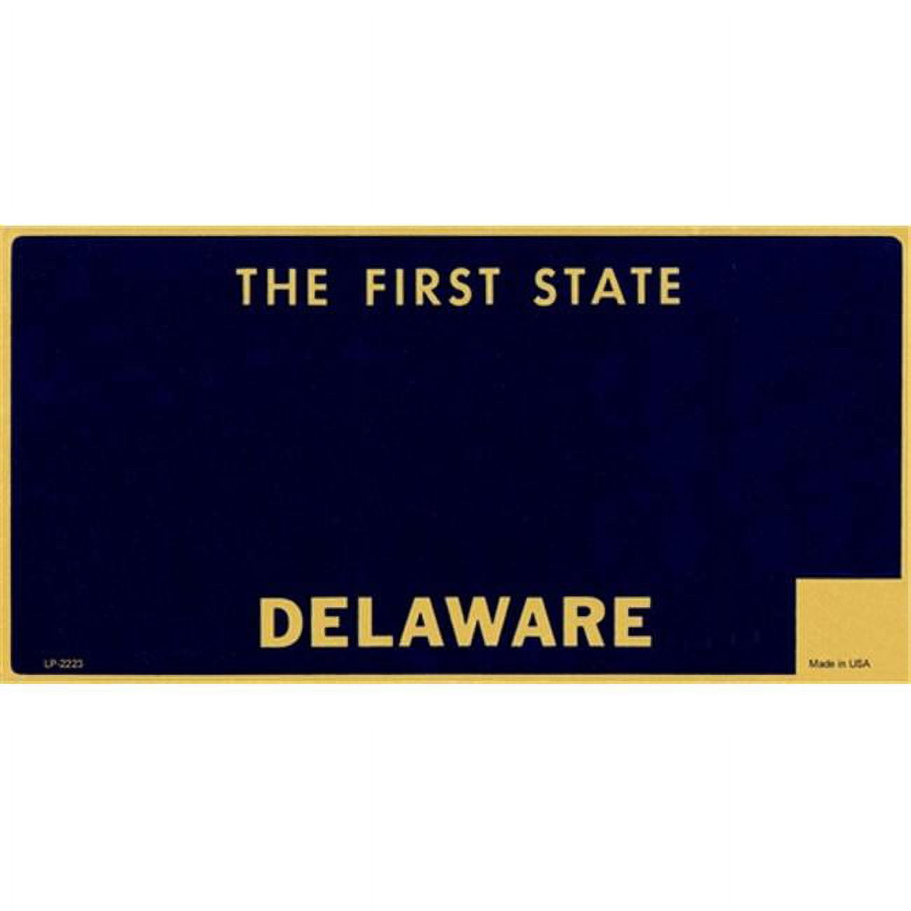 Delaware State Background Blanks Flat- Automotive License Plates Blanks ...