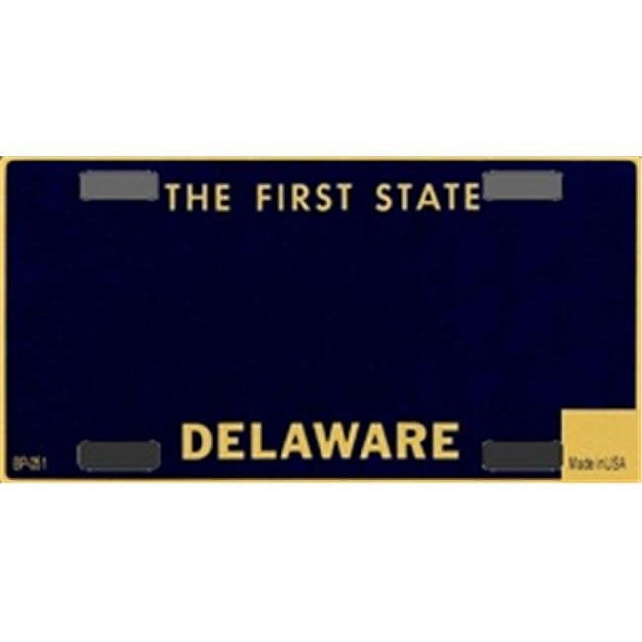 Delaware State Background Blanks Flat- Bicycle License Plates Blanks ...