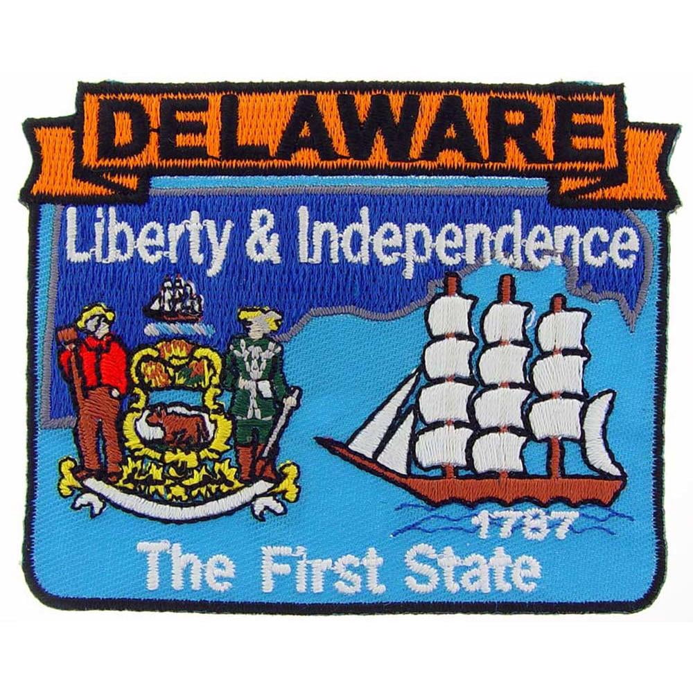 Delaware State Map Patch 3" - Walmart.com