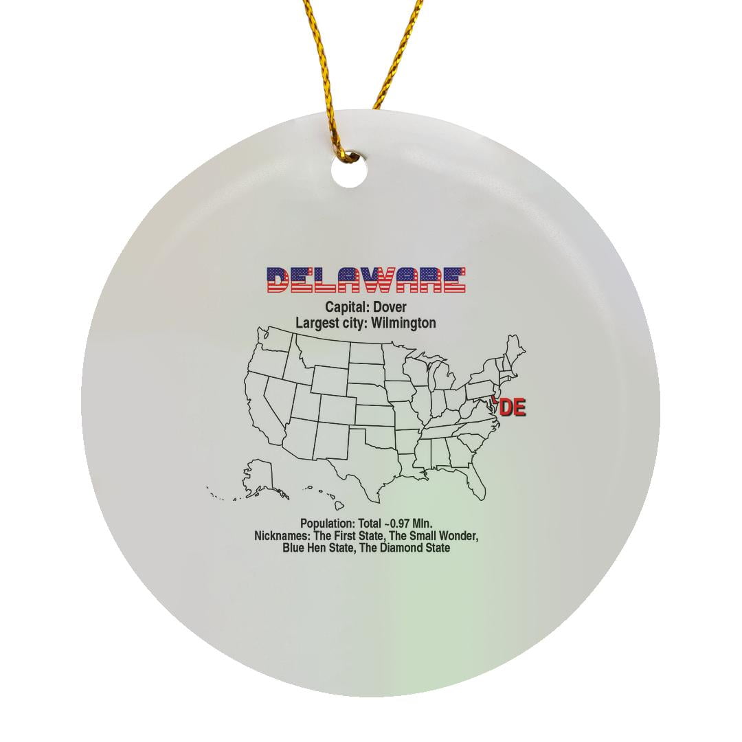 3drose, Delaware State of the Usa, American Map, Facts, Geography ...