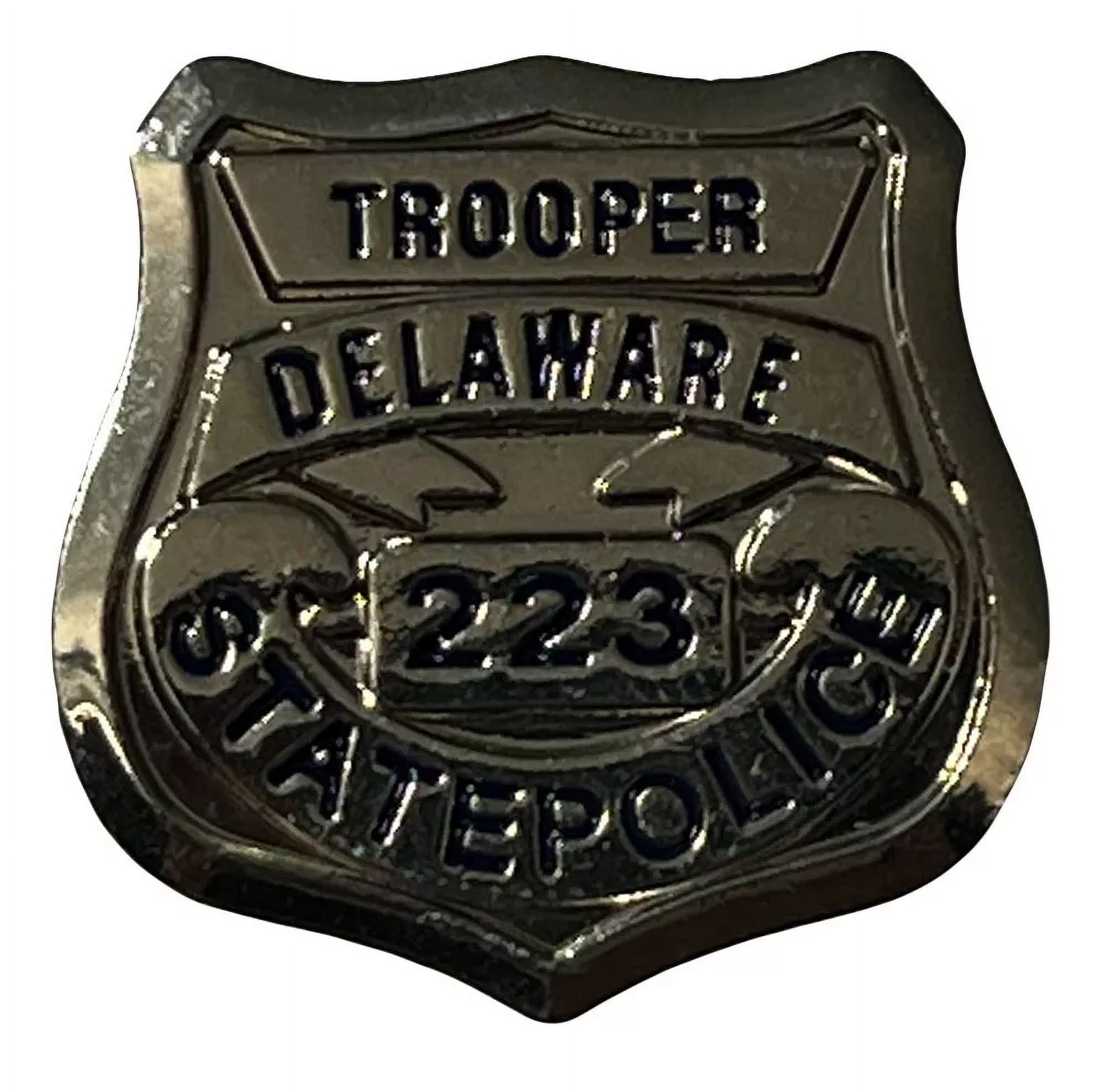 Delaware State Police Trooper Badge Hat Cap Lapel Pin PO-508 - Walmart.com