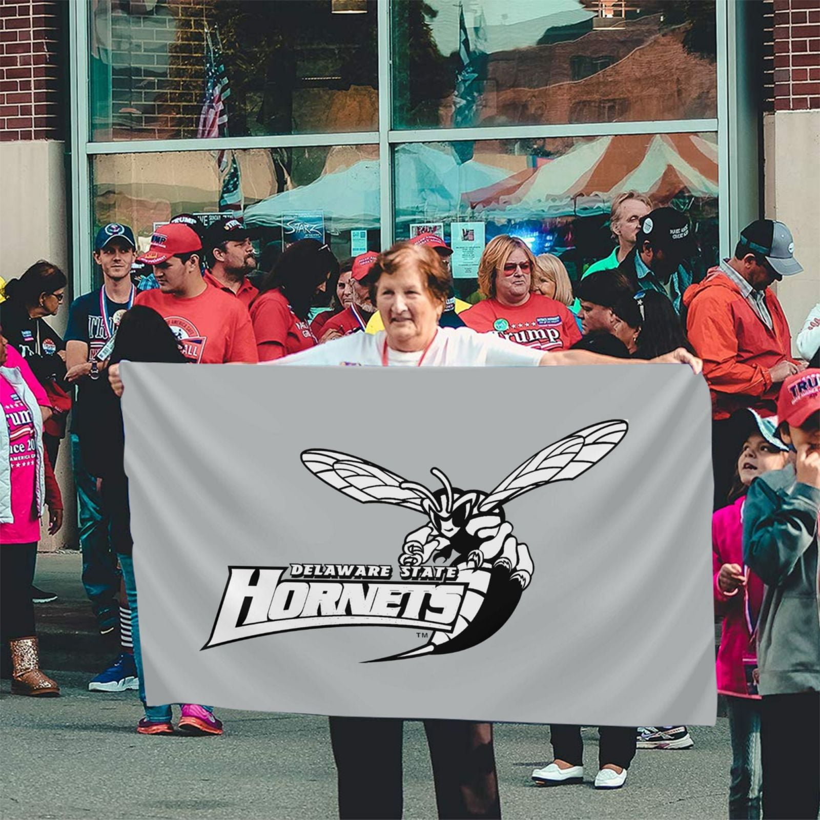 Delaware State University Flag 3x5 Outdoor ,Sewn Stripes, Stronger ...
