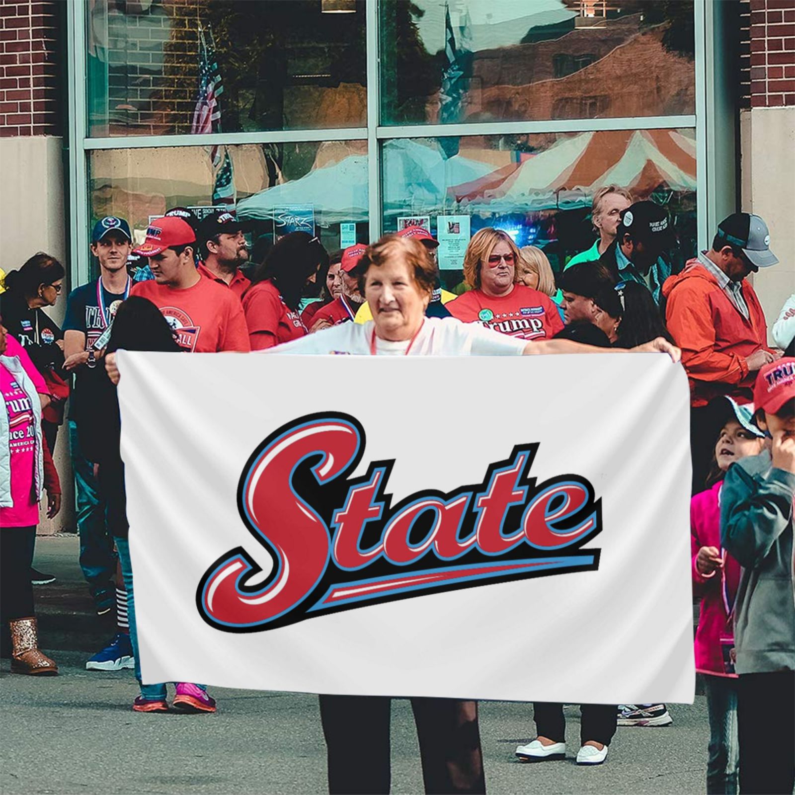 Delaware State University Flag 3x5 Outdoor ,Sewn Stripes, Stronger ...