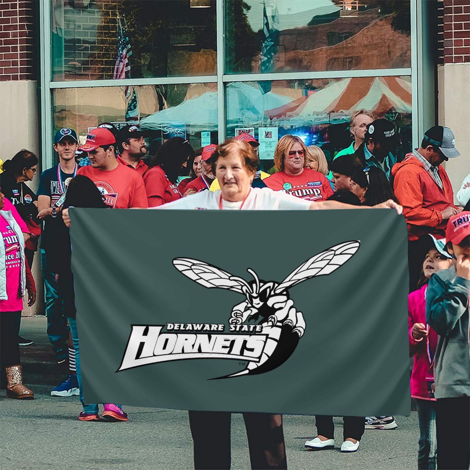 Delaware State University Flag 3x5 Outdoor ,Sewn Stripes, Stronger ...