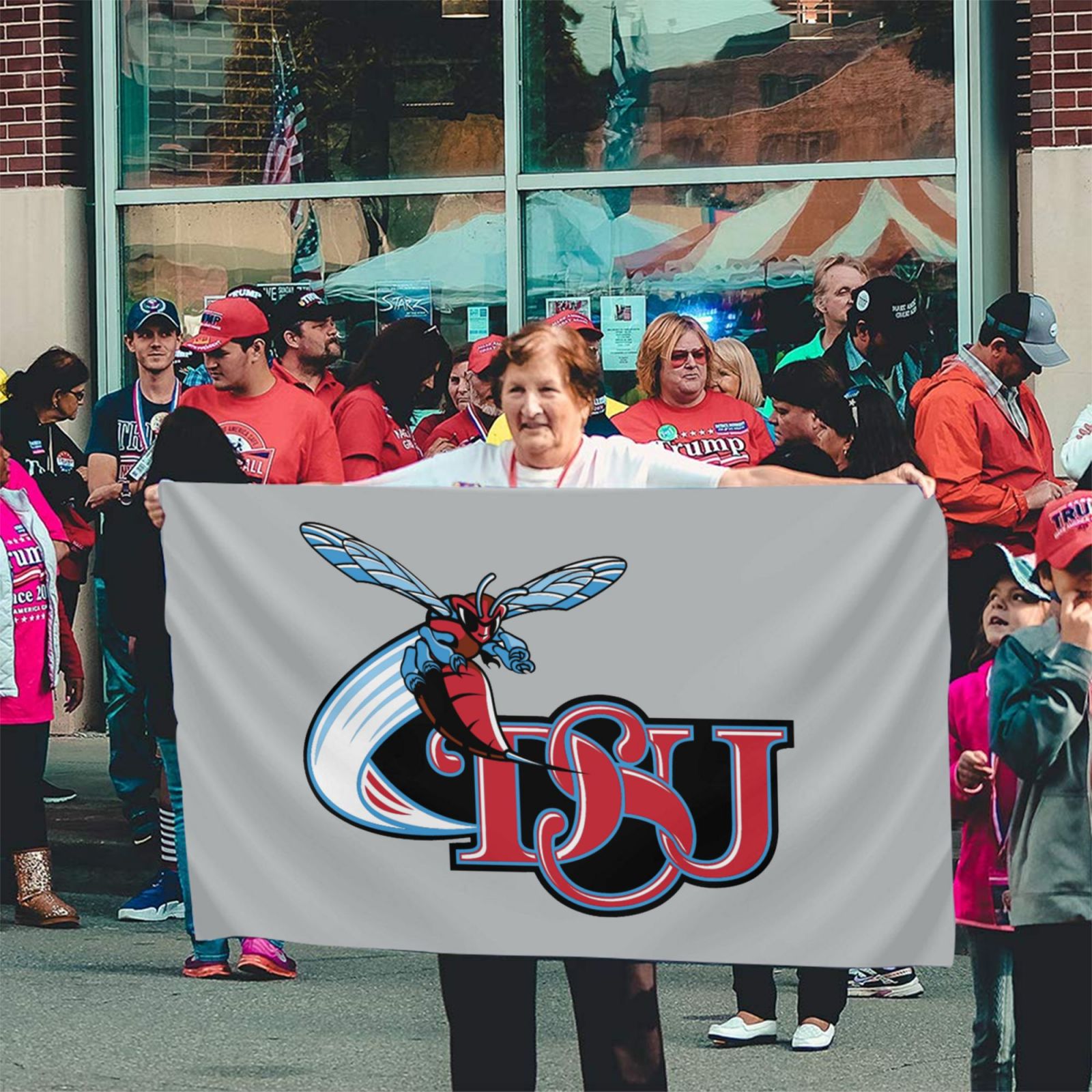 Delaware State University Flag 3x5 Outdoor ,Sewn Stripes, Stronger ...