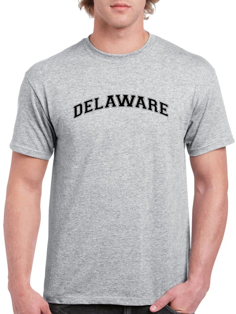 Delaware Text. Men T-Shirt, Male Large - Walmart.com