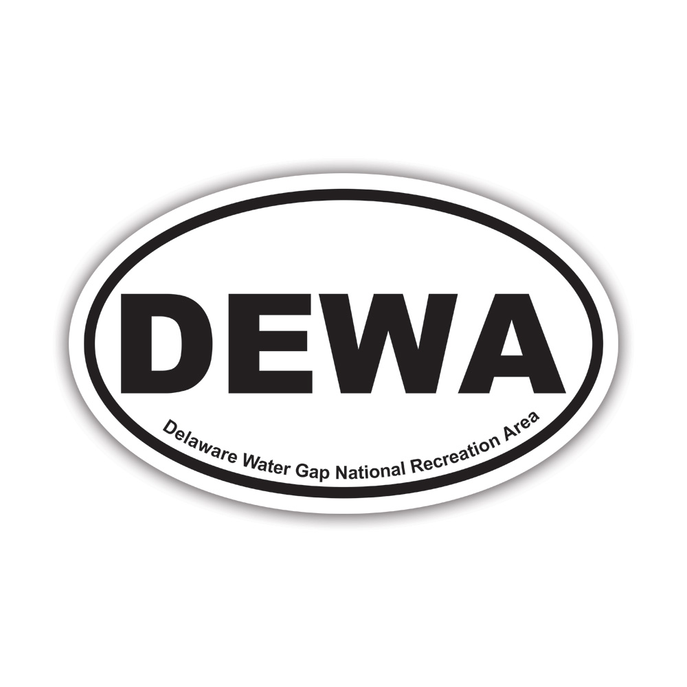 Delaware Water Gap National Recreation Area DEWA Oval Sticker Decal ...