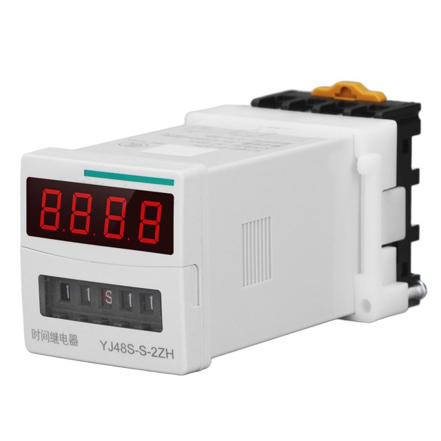 Delay Time Relay 0.1S to 99h Two Group Cycle Type Digital Precision Programmable LED Display for ...