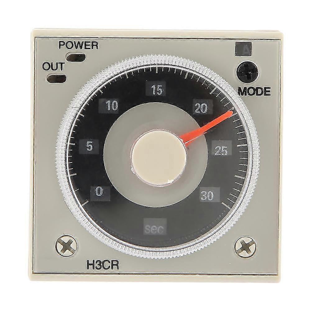 Delay Timer Relay-h3cr-a Delay Timer Relay 0.5s-300h Knob Control Time ...