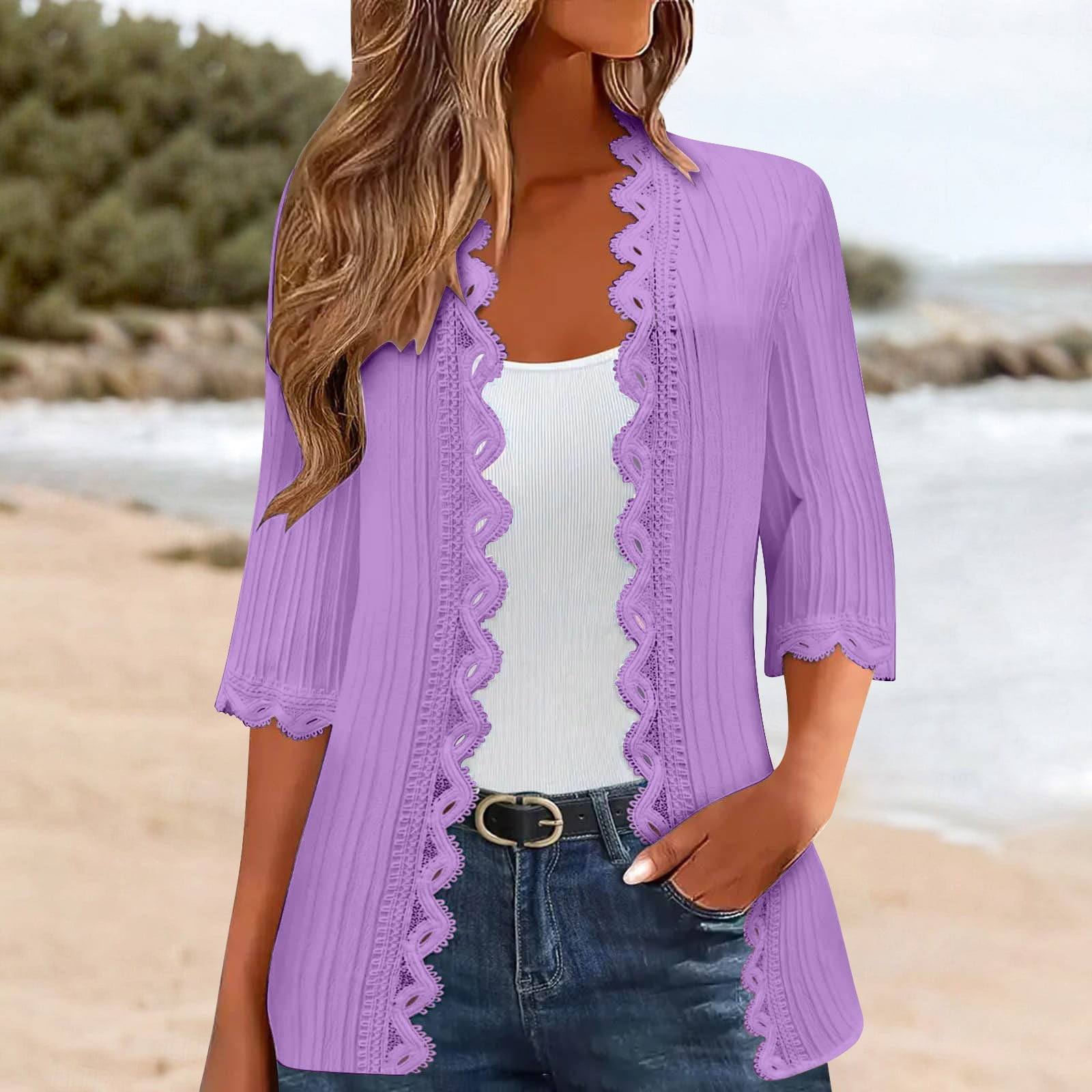 Delayuji Women's Cardigans Summer Coat For Women Cardigan Sweater ...