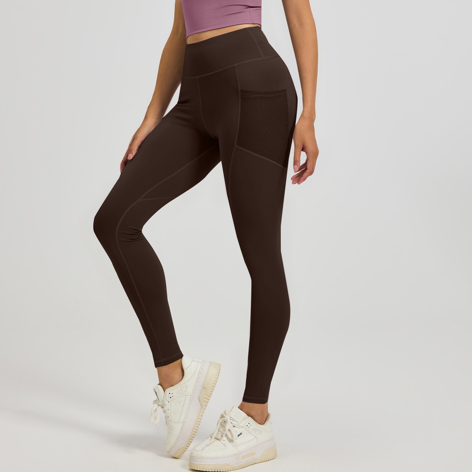 Delayuji Women's Yoga Leggings Peach Yoga Pants Sport Leggings Jogger ...