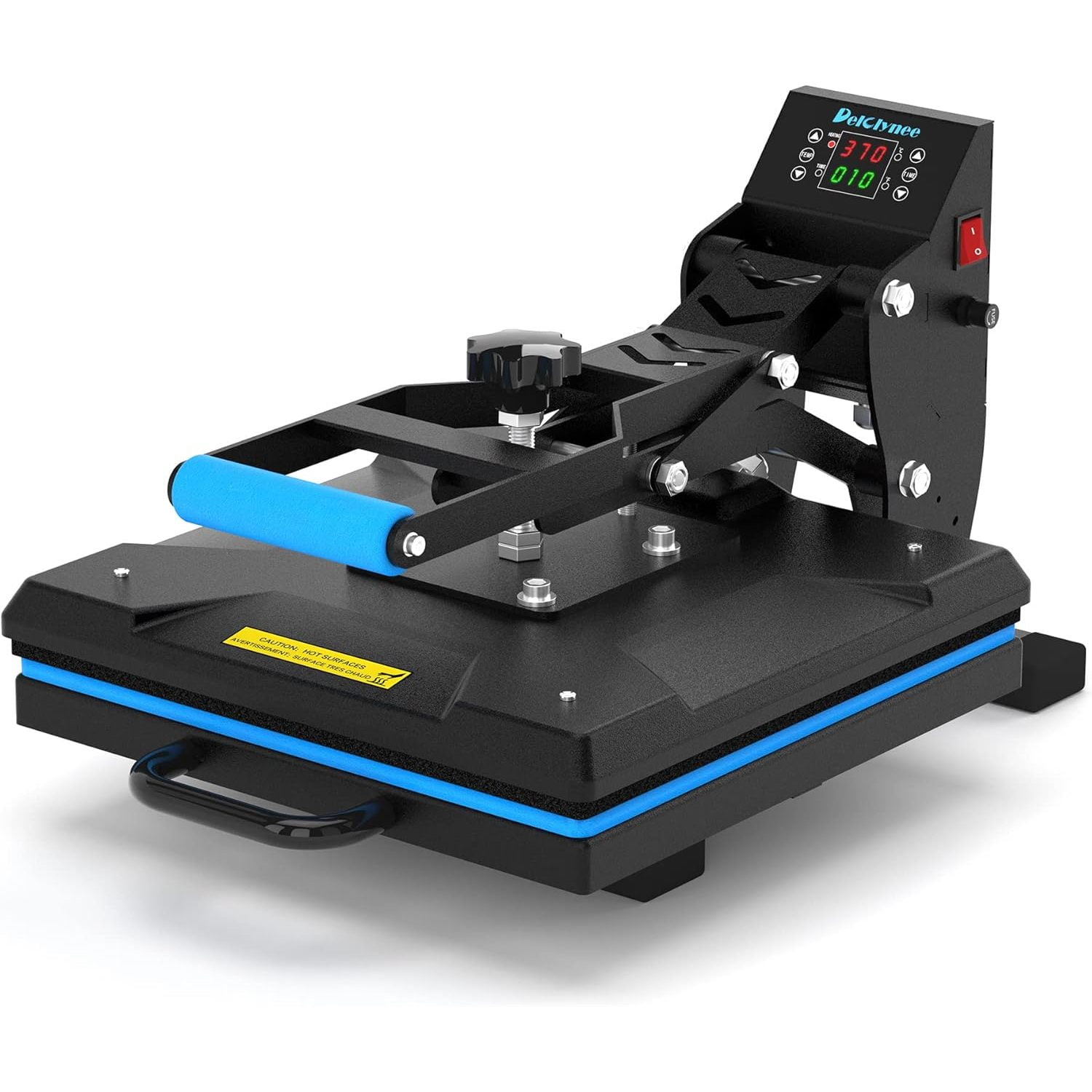 Delclynee 15" x 15" High Pressure Heat Press Machine for T Shirts ...