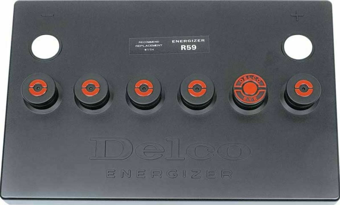 Delco Energizer R59 Battery Topper Top Post 1967-1969 Pontiac Chevy ...