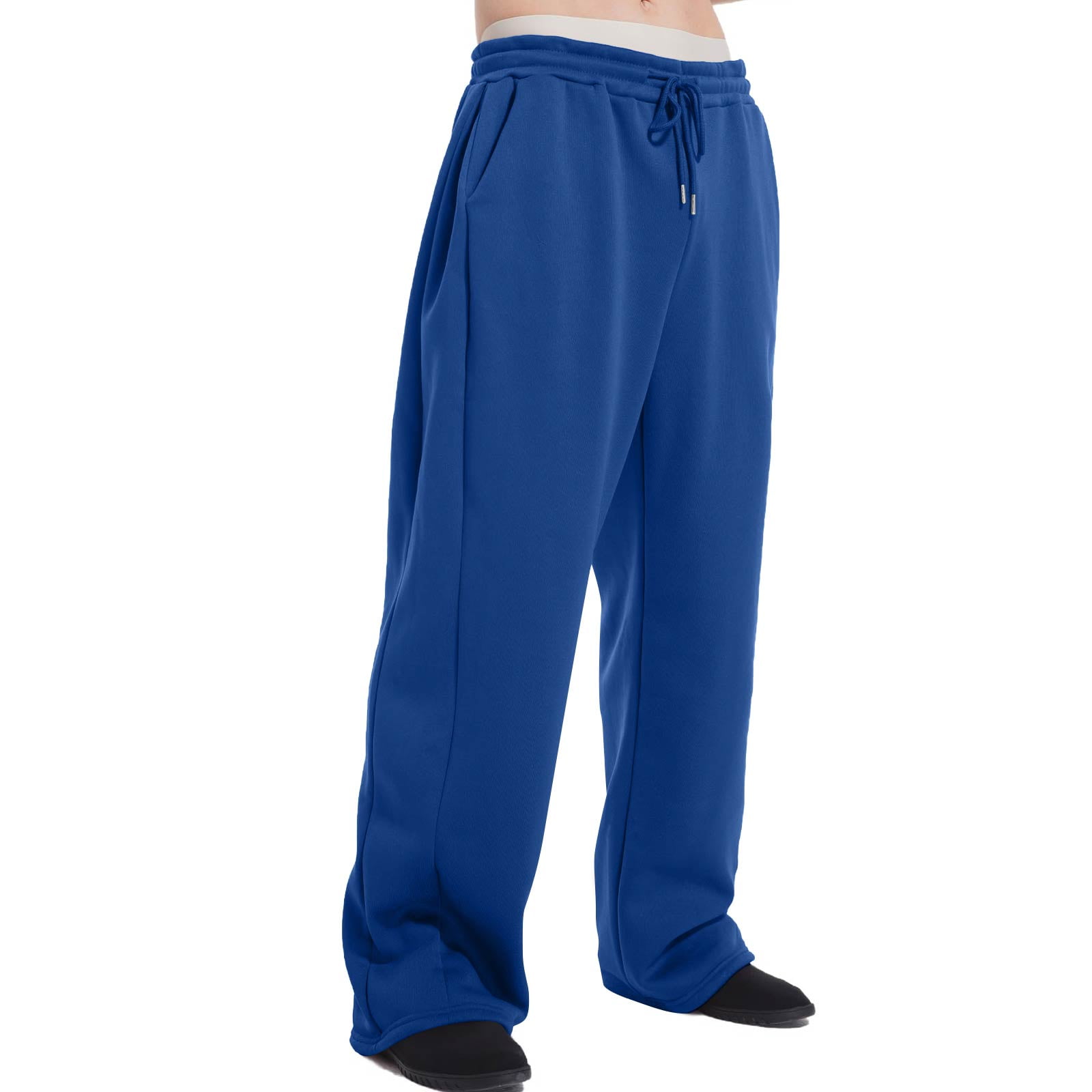 Delconic Men's Loose Casual Sweatpants Elastic Waist Drawstring Sports ...