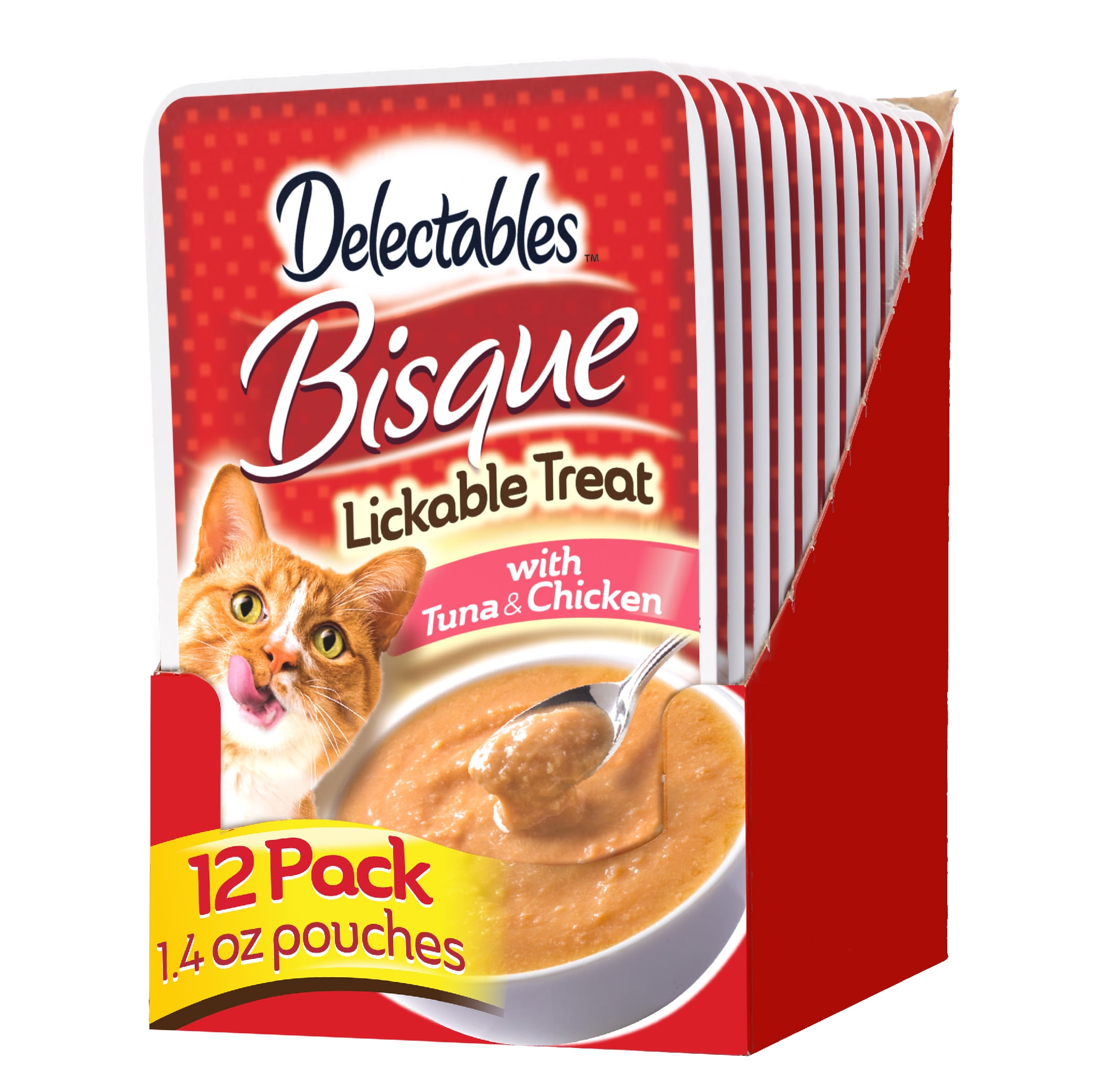 Delectables Bisque Tuna & Chicken Wet Cat Treat 1.4oz, 12 pack ...
