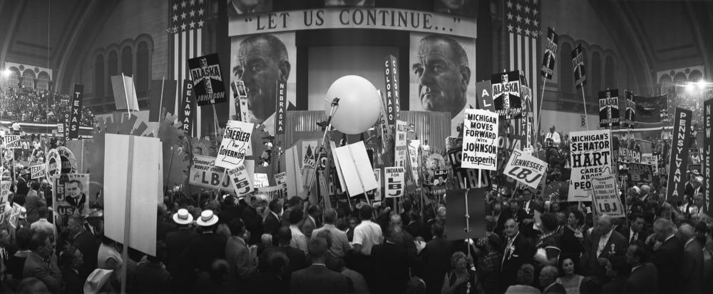Delegates And Stage At The 1964 Democratic National Convention History ...