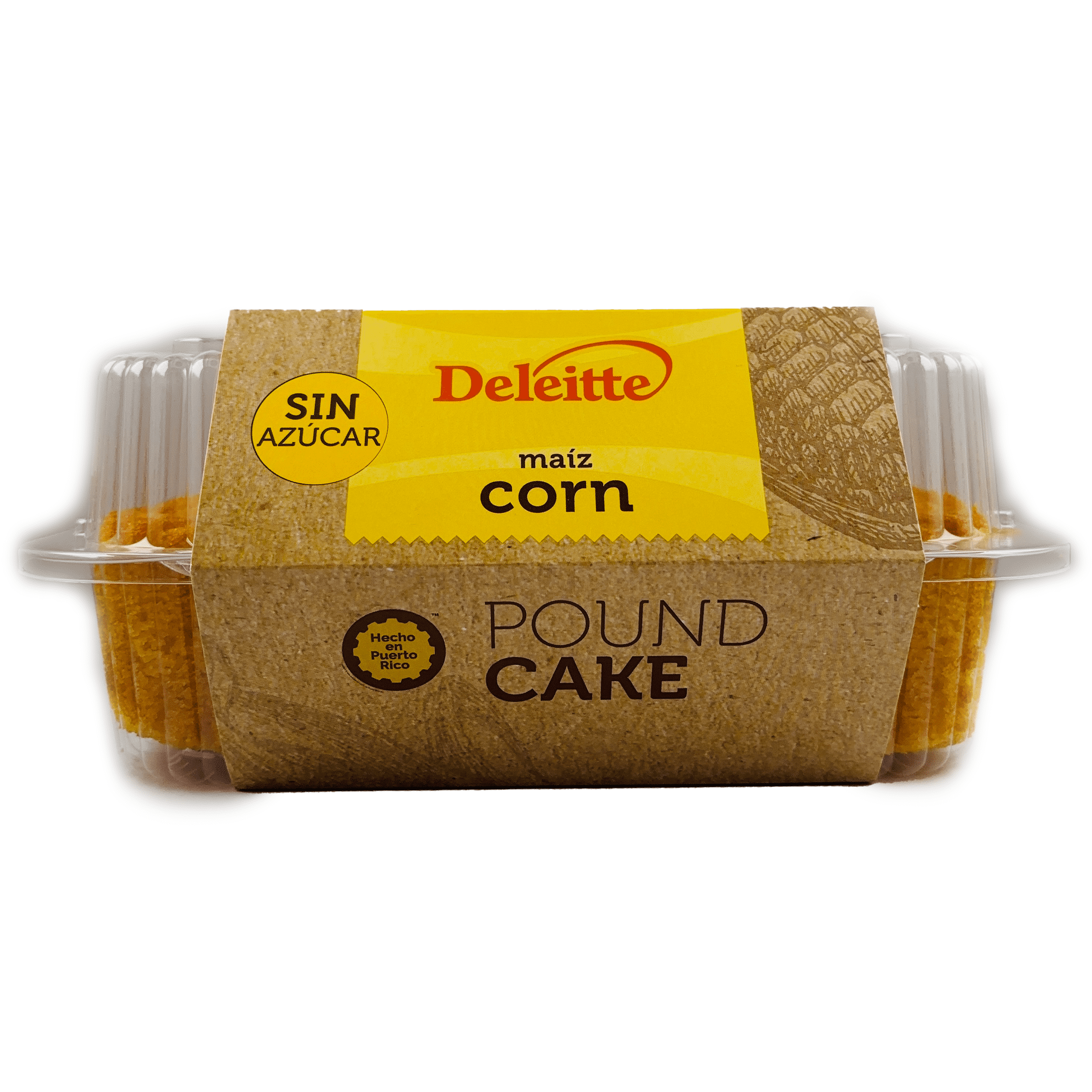 Deleitte, Corn Pound Cake, Baked, 14oz, Shelf Stable, Plastic Tray ...