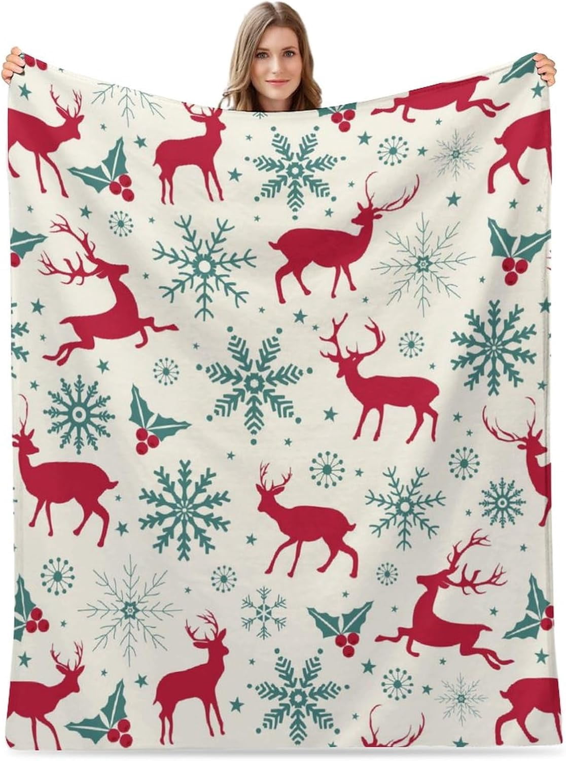 Delerain Throw Blanket Flannel Fleece Cartoon Owls and Mushrooms Warm ...